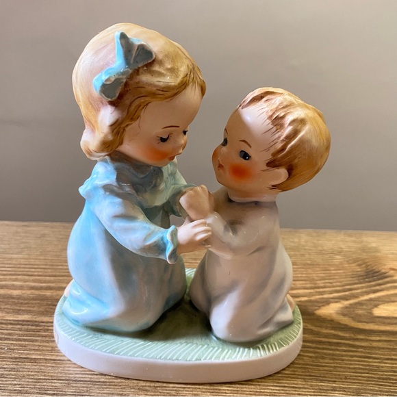 Goebel | Accents | Goebel Girl With Boy Praying Figurine The Way To ...